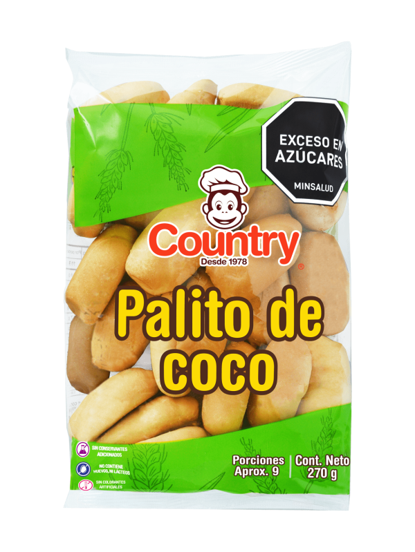 Palito de coco 270g - Pan el country